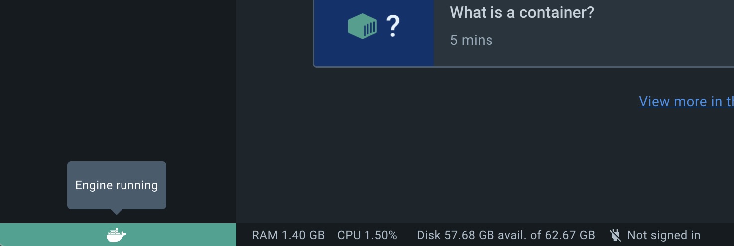 Docker - Running in Resource Saver mode | Code2care