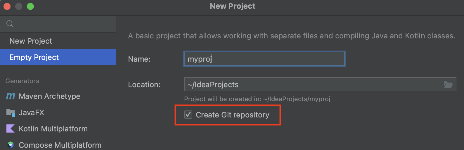 How to create a Java Project as a Git Repository with IntelliJ | Code2care