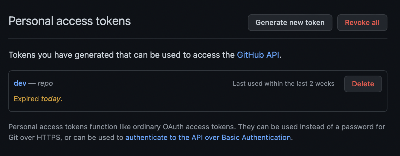 How to update expired GitHub token on local git remote config | Code2care