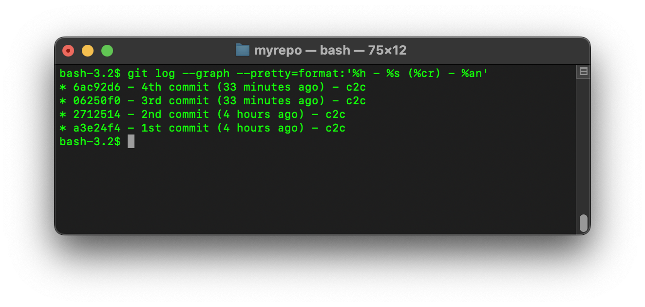 Ways to Show Git Logs in better way using pretty formatting | Code2care
