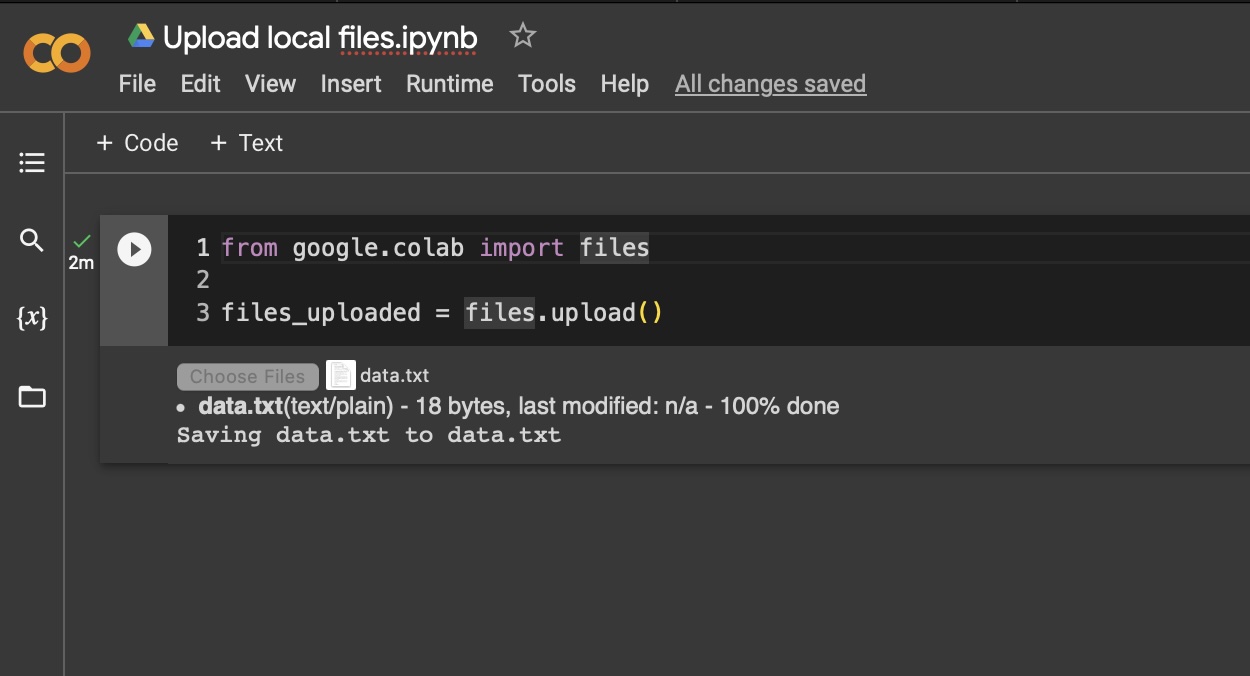 How to Access Local Files in Google Colab | Code2care
