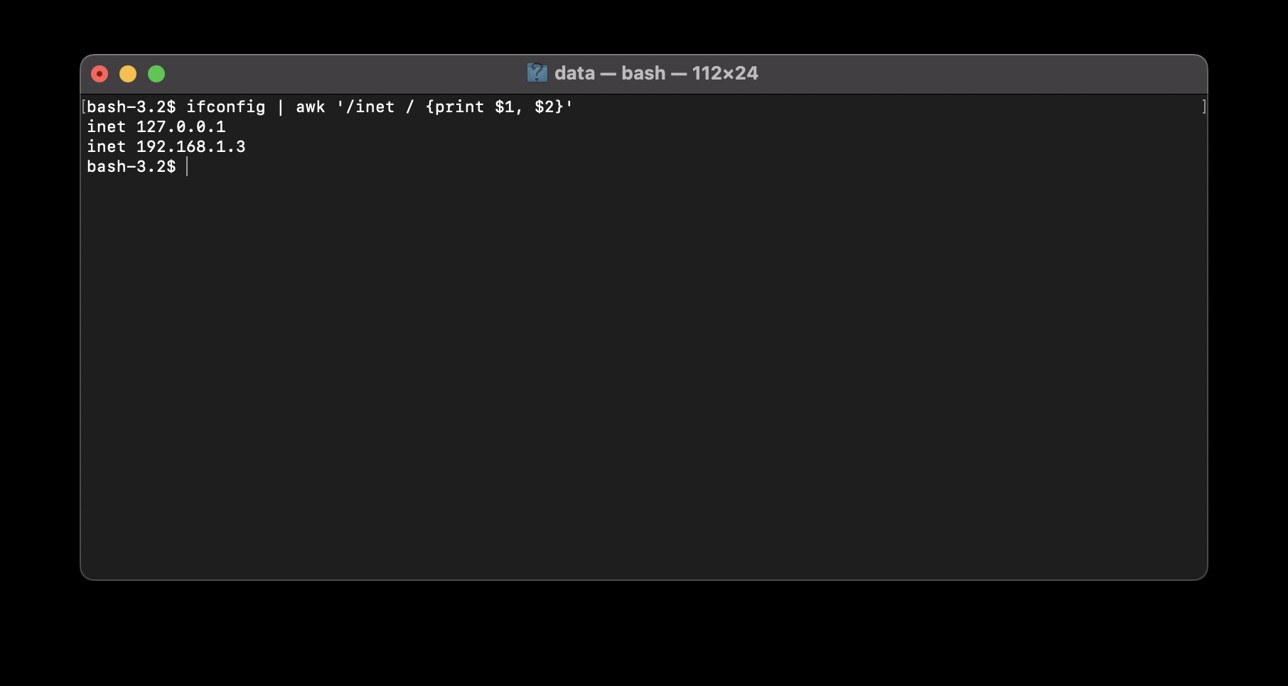 Bash Command to Check IP Address | Code2care