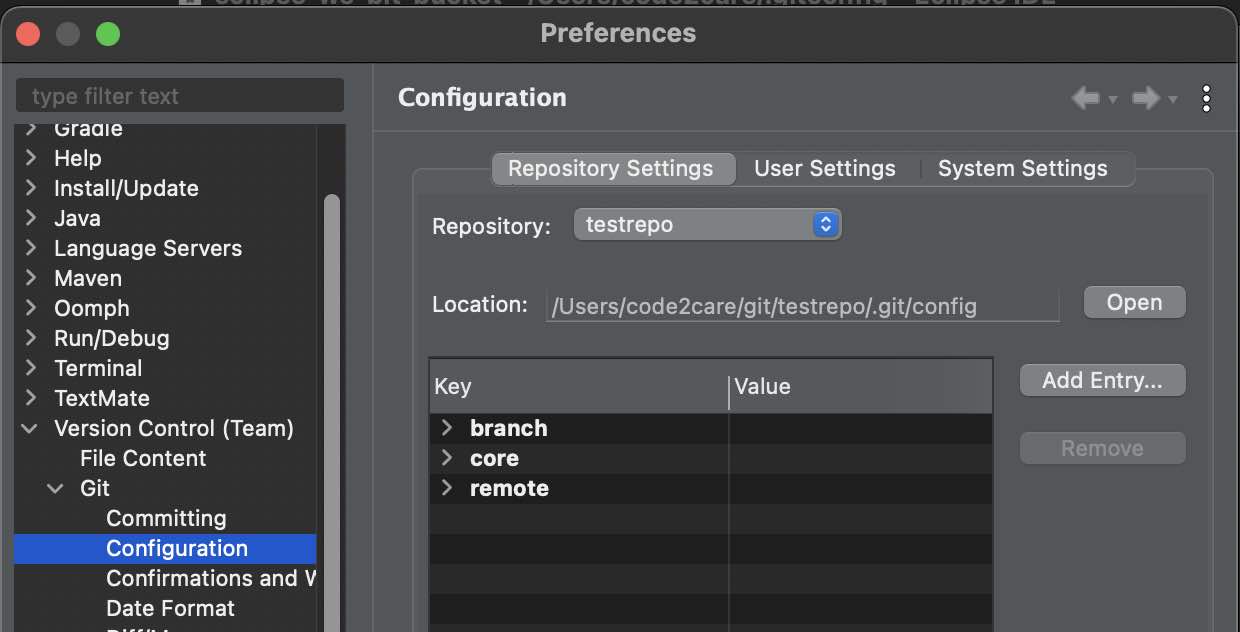 How to change Git Default Author and Committer details in Eclipse ...