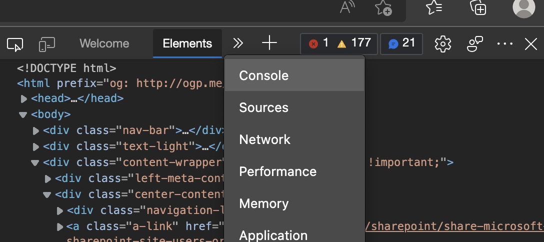 How to Open and Use Microsoft Edge Console | Code2care