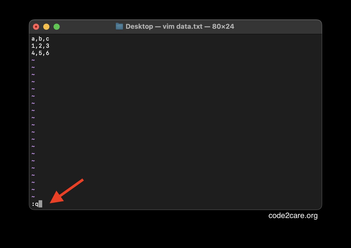 Steps To Edit A File In Vim Editor on Mac | Code2care