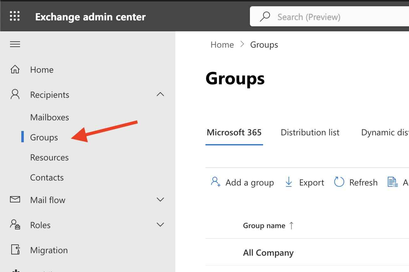 Windows 365: Restore Deleted Distribution Group using Admin Center ...