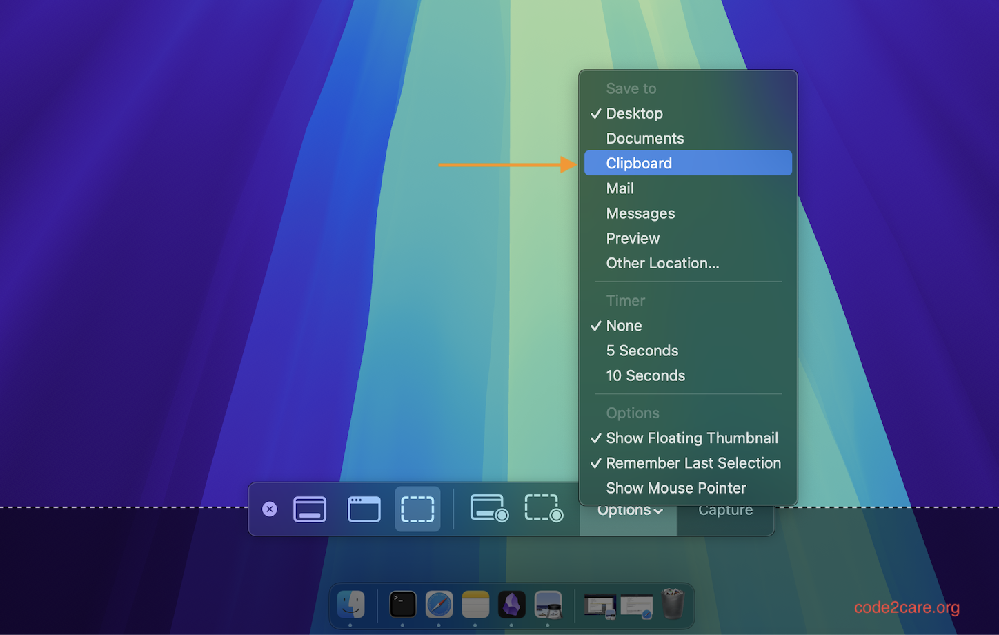 Copy Screenshot on Clipboard on Mac (macOS) | Code2care
