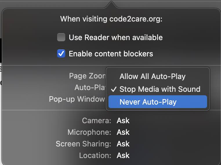 Advanced ways to set Custom Settings for a Website on Safari for Mac ...