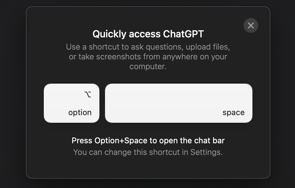 Quick Access ChatGPT on macOS (Shortcut) | Code2care