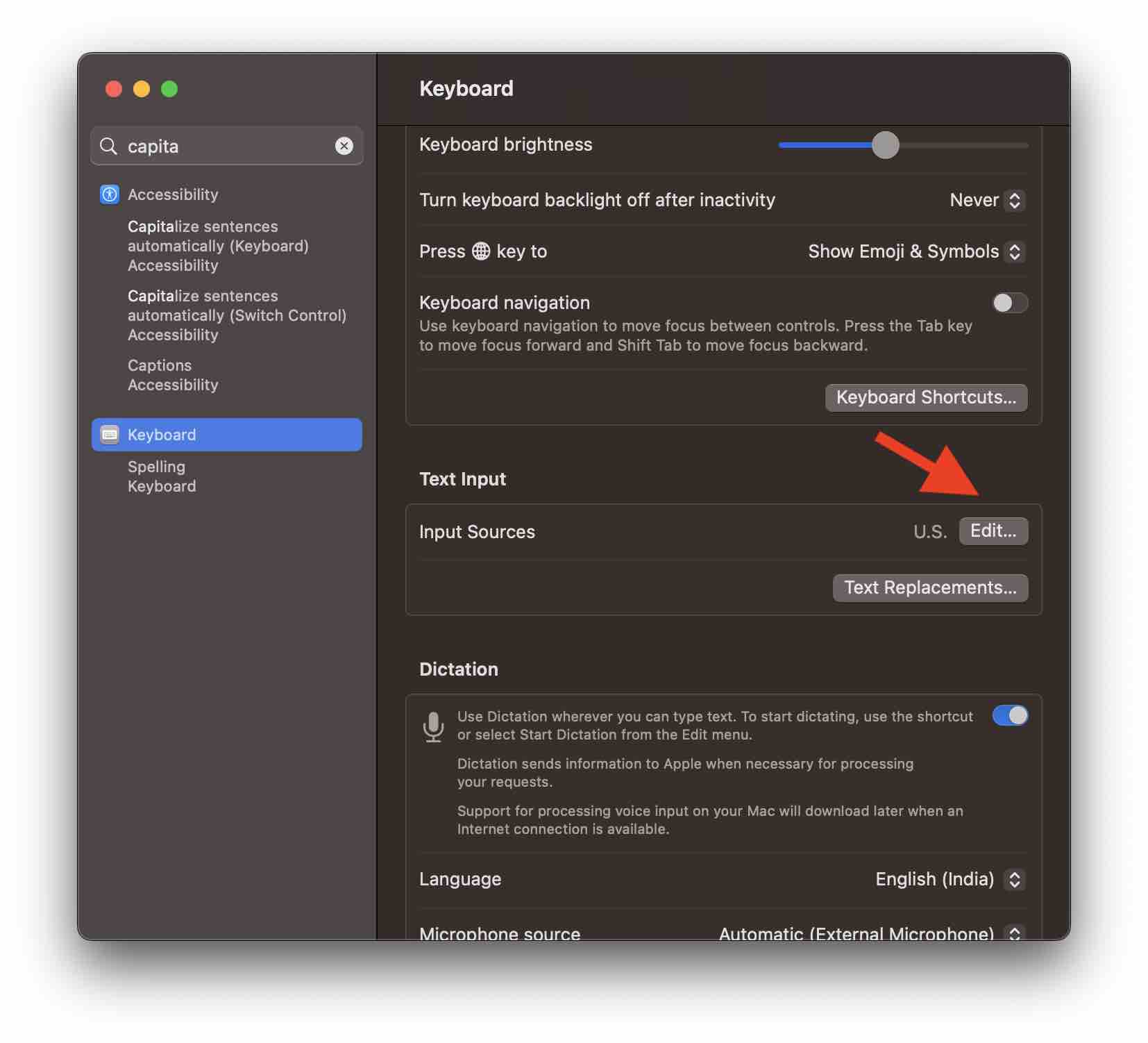 Mac: Turn off Auto Capitalization of Words | Code2care