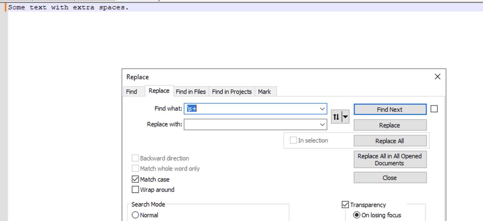 How To Remove Extra Spaces In Notepad 