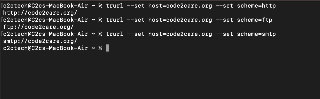 trurl: A new command-line tool for URL parsing and manipulation by cURL ...