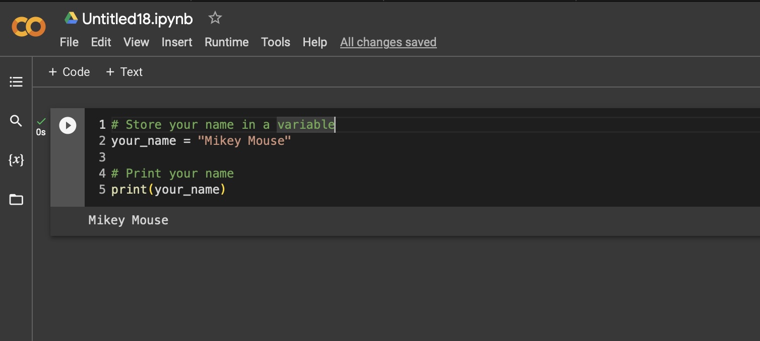 Program 38: Store two numbers in variables and print their sum | Code2care