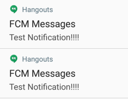 FCM Messages Test Notification!!!! - Microsoft Teams, Google Hangouts ...