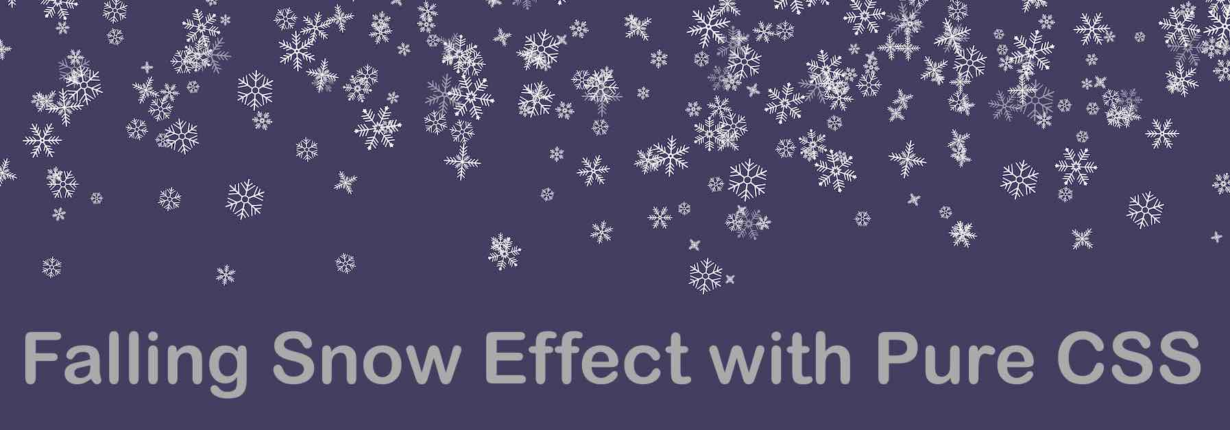 Set Falling Show on Website for Christmas using Pure CSS Code | Code2care