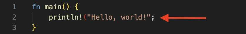 Fix: error: mismatched closing delimiter } [Rust] | Code2care
