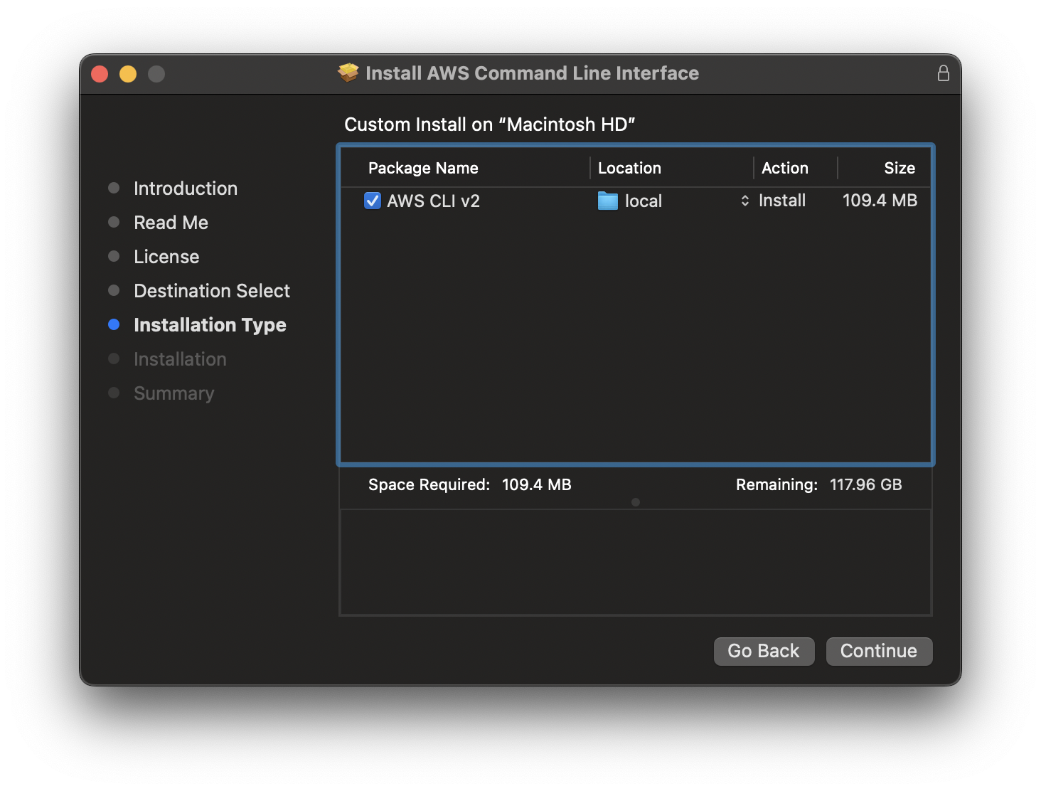 Quick way to install AWS CLI for macOS Terminal | Code2care