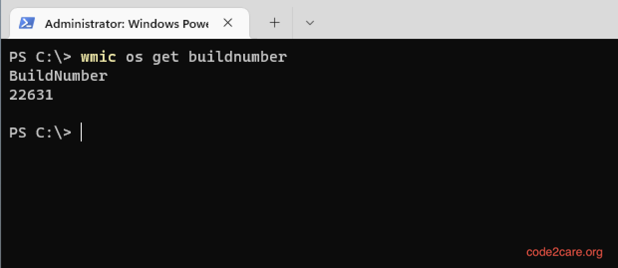 Know Build Number of Windows 10/11 using Terminal/CMD | Code2care