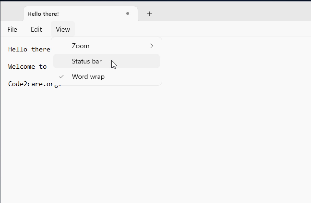 How to Know the Line Number on Windows Notepad App | Code2care
