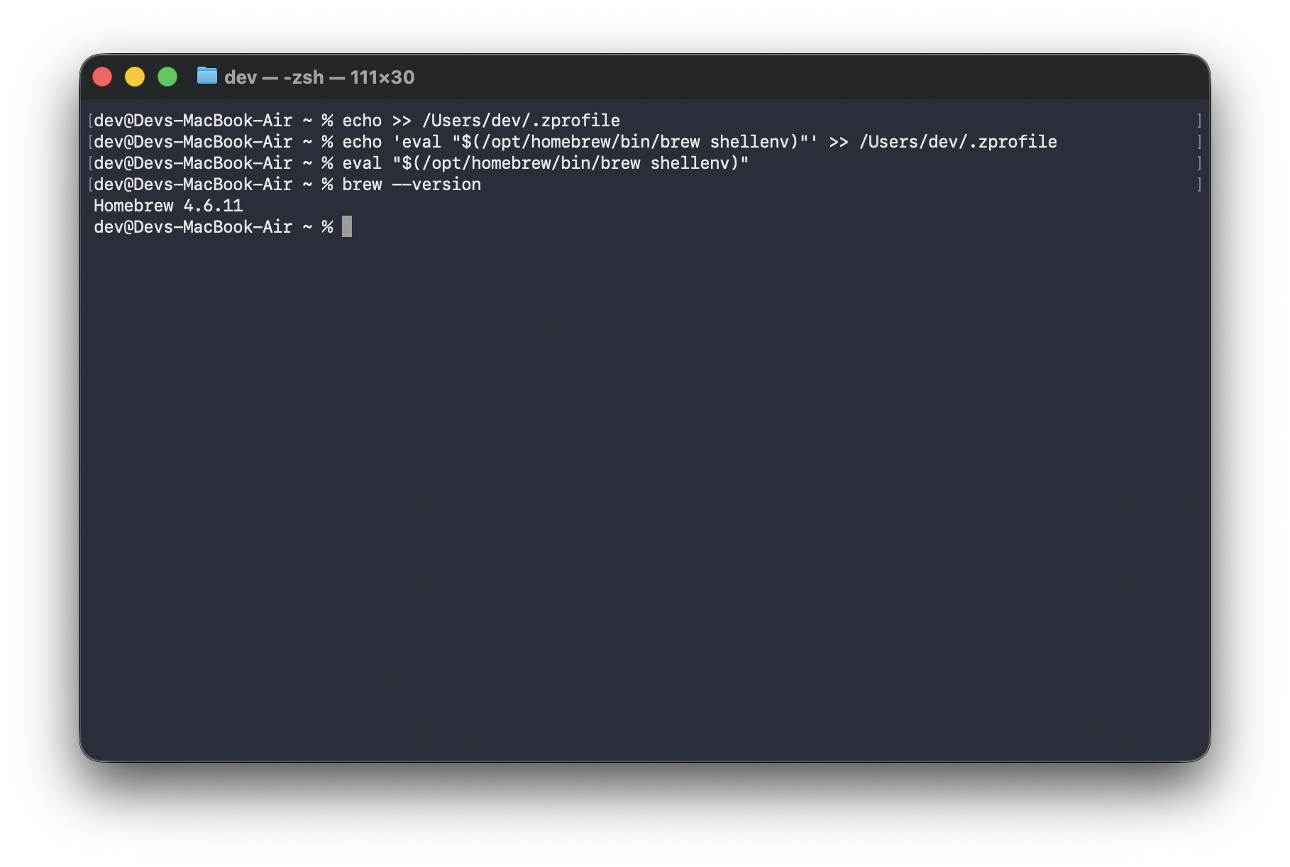 macOS 26 Tahoe: zsh: command not found: brew [fix] | Code2care